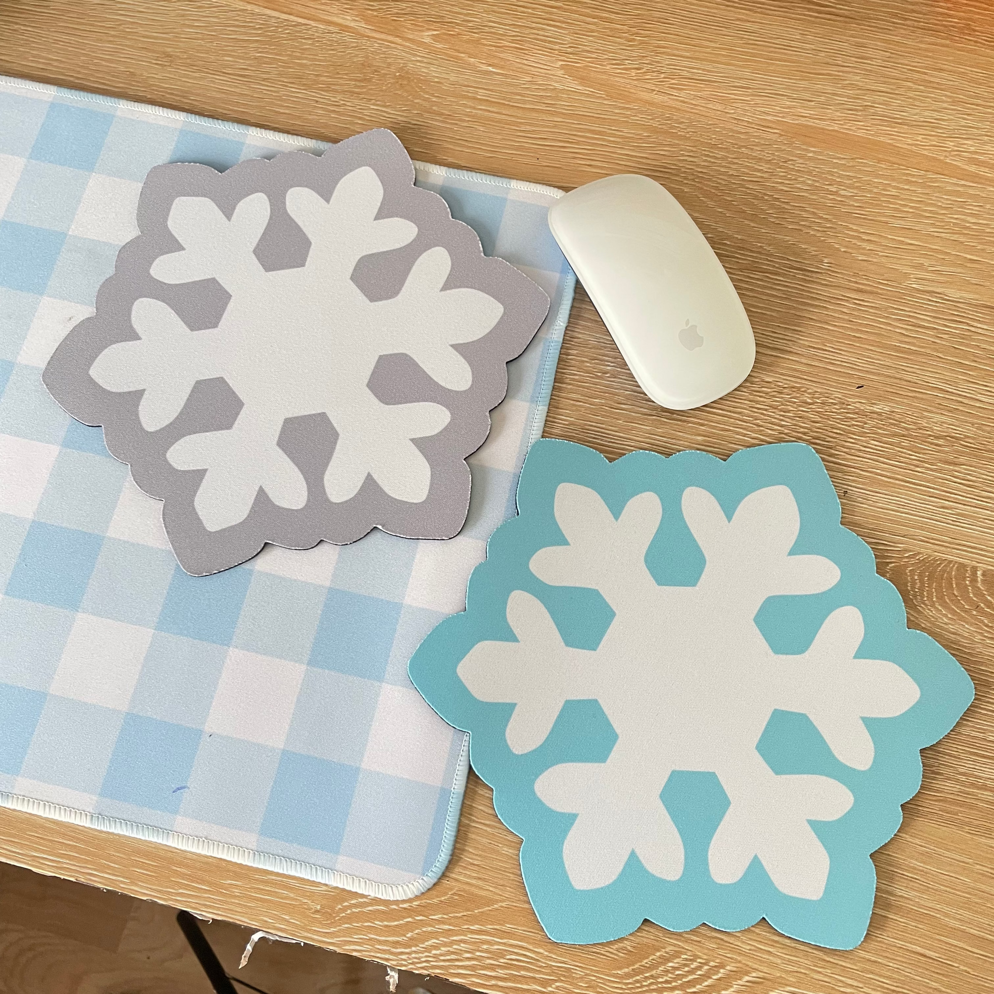 Snowflakes Mini Mouse Pads Pc Gaming Accessories