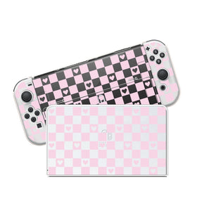 Checkered Love Case for Nintendo Switch